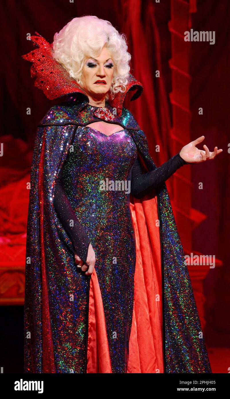 File photo dated 21/12/04 of Paul O'Grady performing as Lily Savage, as ...
