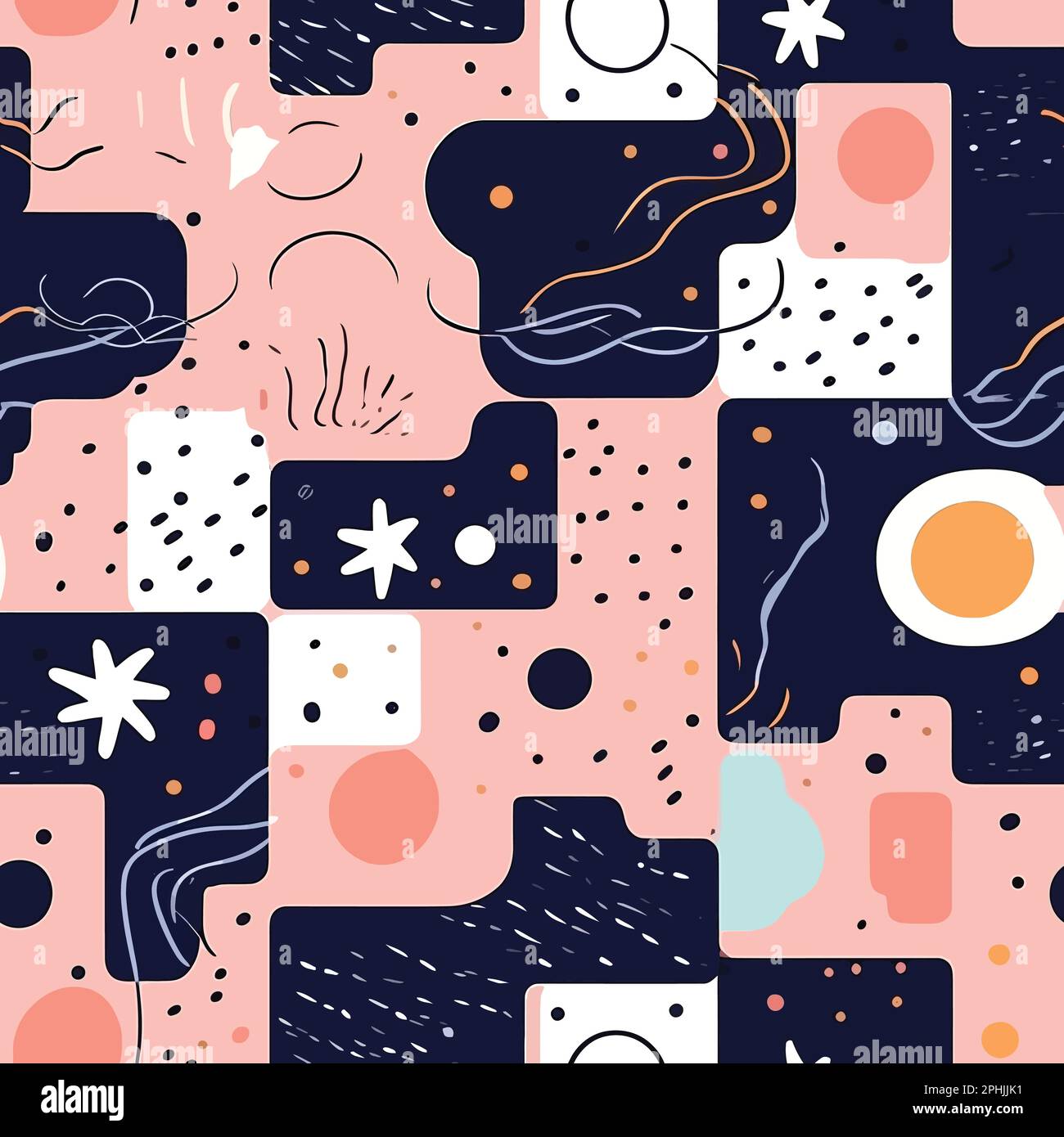 Wallpaper doodle Stock Vector Images - Alamy