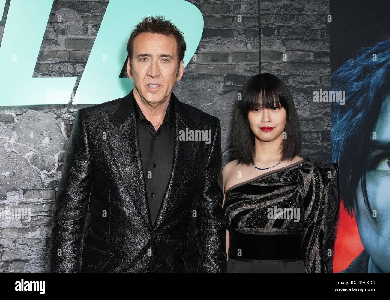 New York, NY, USA. 28th Mar, 2023. Nicolas Cage, Riko Shibata Cage at ...