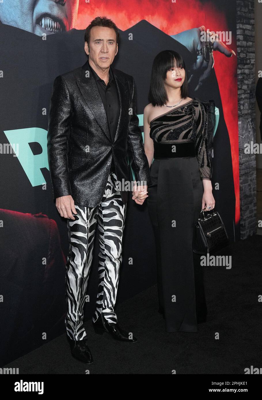 New York, NY, USA. 28th Mar, 2023. Nicolas Cage, Riko Shibata Cage at ...