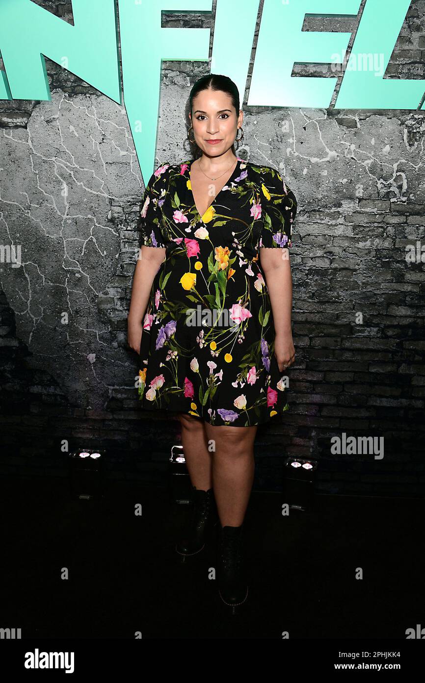 Gina Naomi Baez attends the Universal movie Premiere of "Renfield" at ...