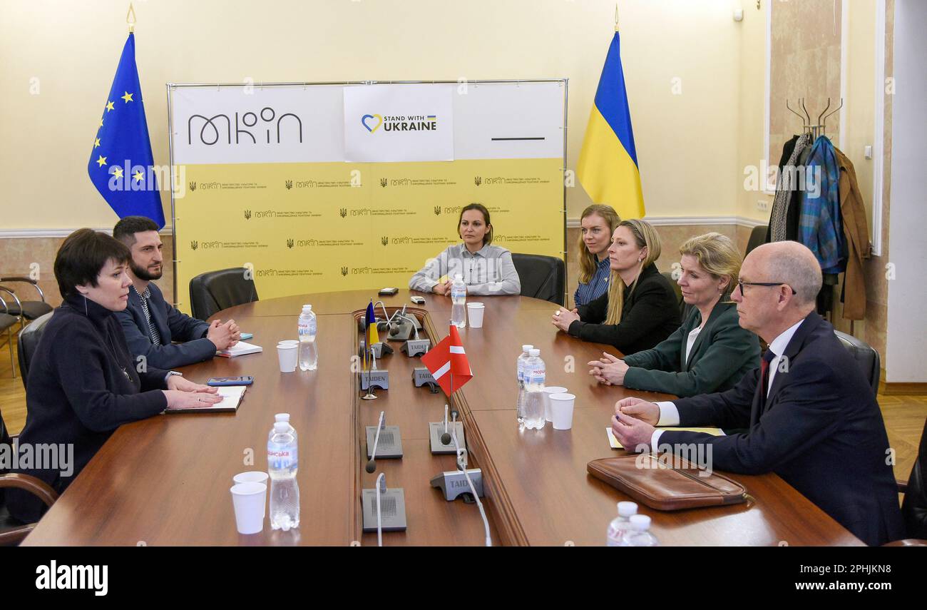 Non Exclusive: KYIV, UKRAINE - MARCH 28, 2023 - Deputy Minister of ...