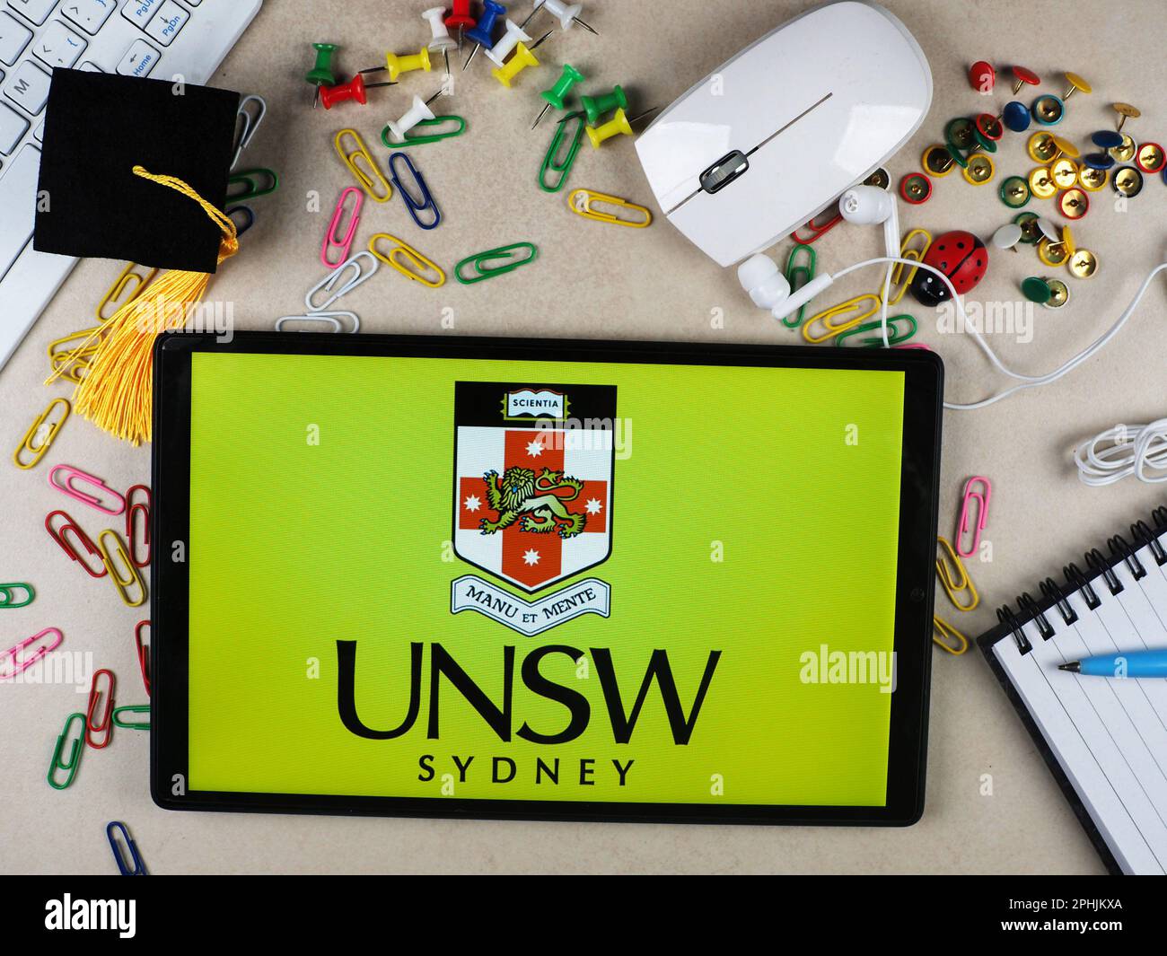 In this photo illustration, The University of New South Wales (UNSW ...