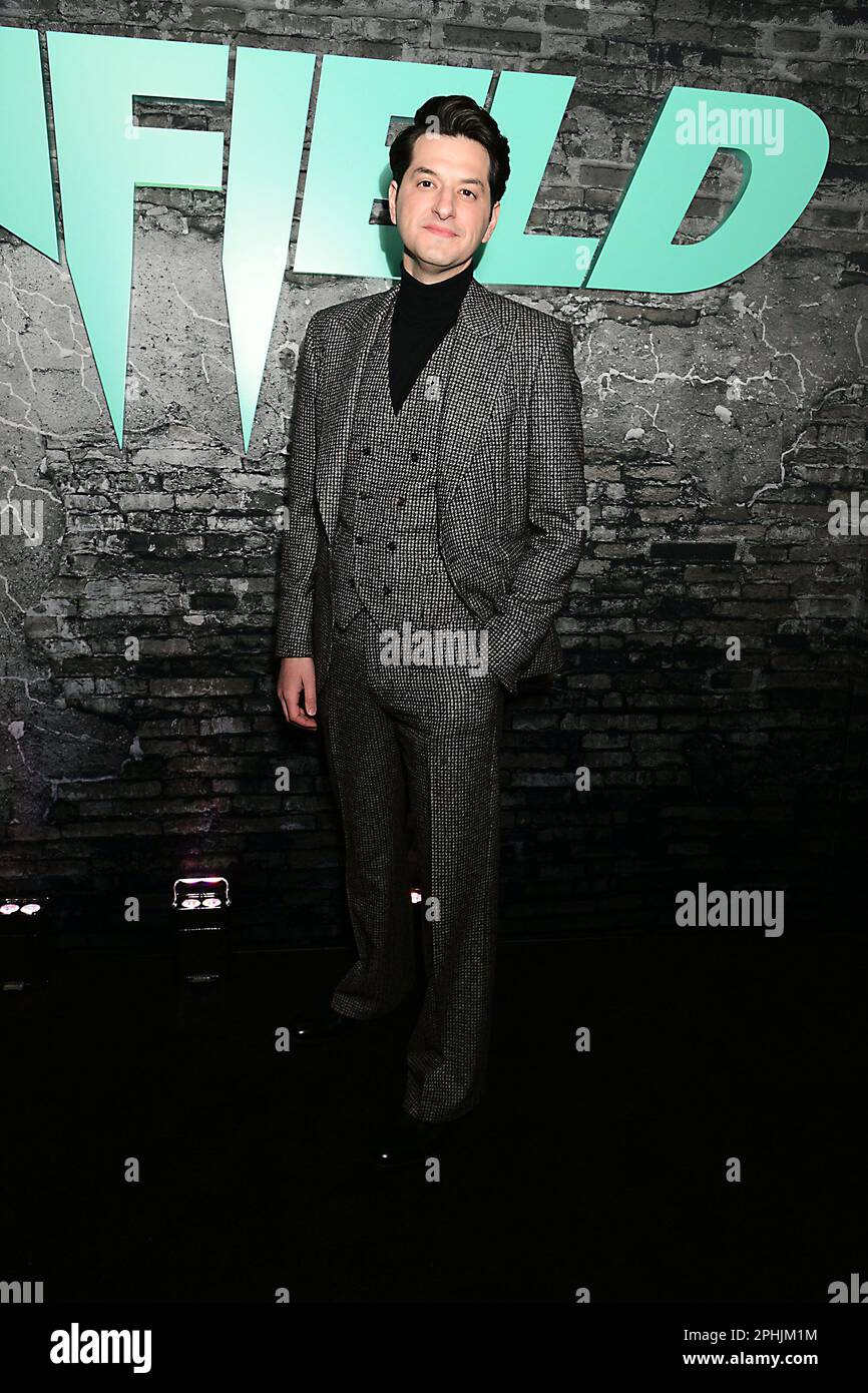 Ben Schwartz attends the Universal movie Premiere of "Renfield" at ...