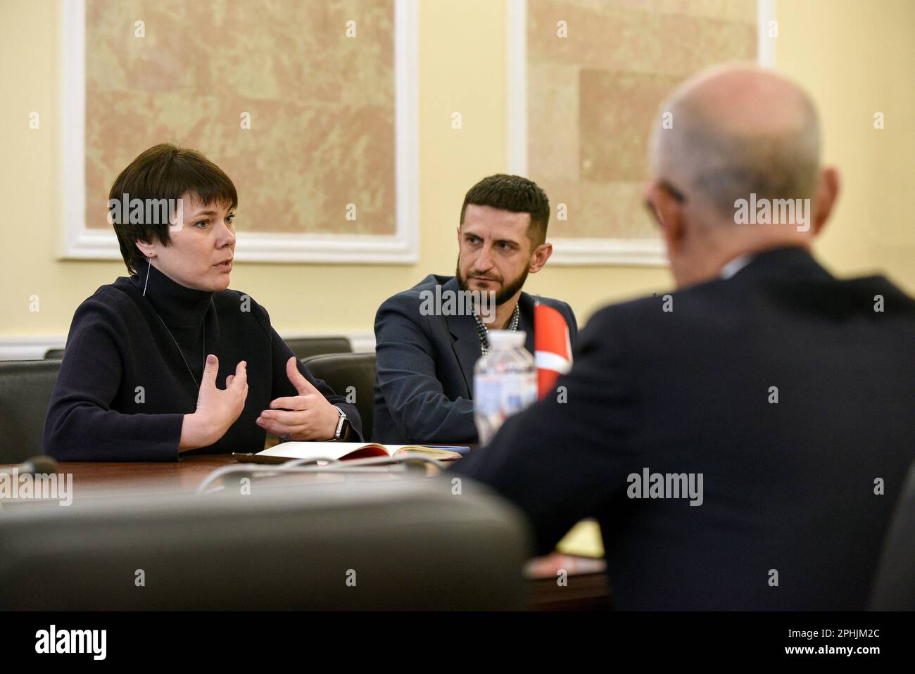 Non Exclusive: KYIV, UKRAINE - MARCH 28, 2023 - Deputy Minister of ...