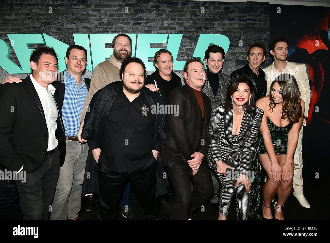 Nicholas Cage and Nicolas Hoult and the cast attend the Universal movie ...