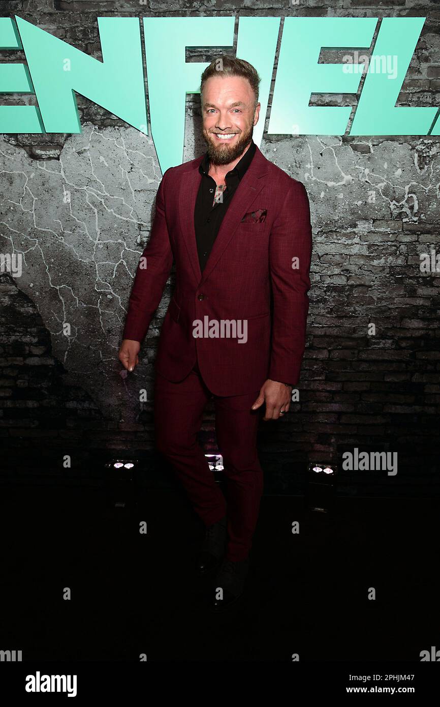 Chris Brewster attends the Universal movie Premiere of "Renfield" at ...