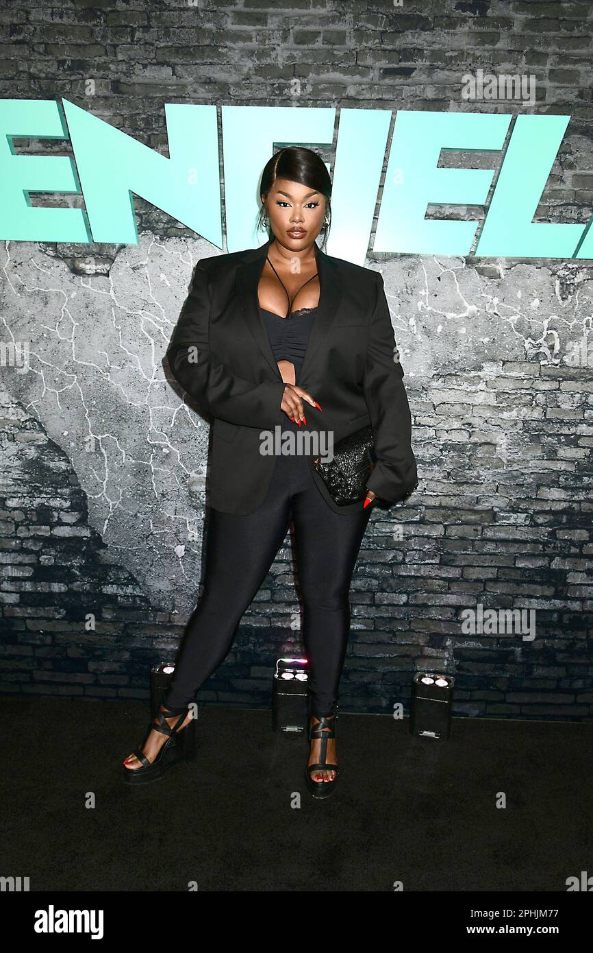 Precious Lee attends the Universal movie Premiere of "Renfield" at ...