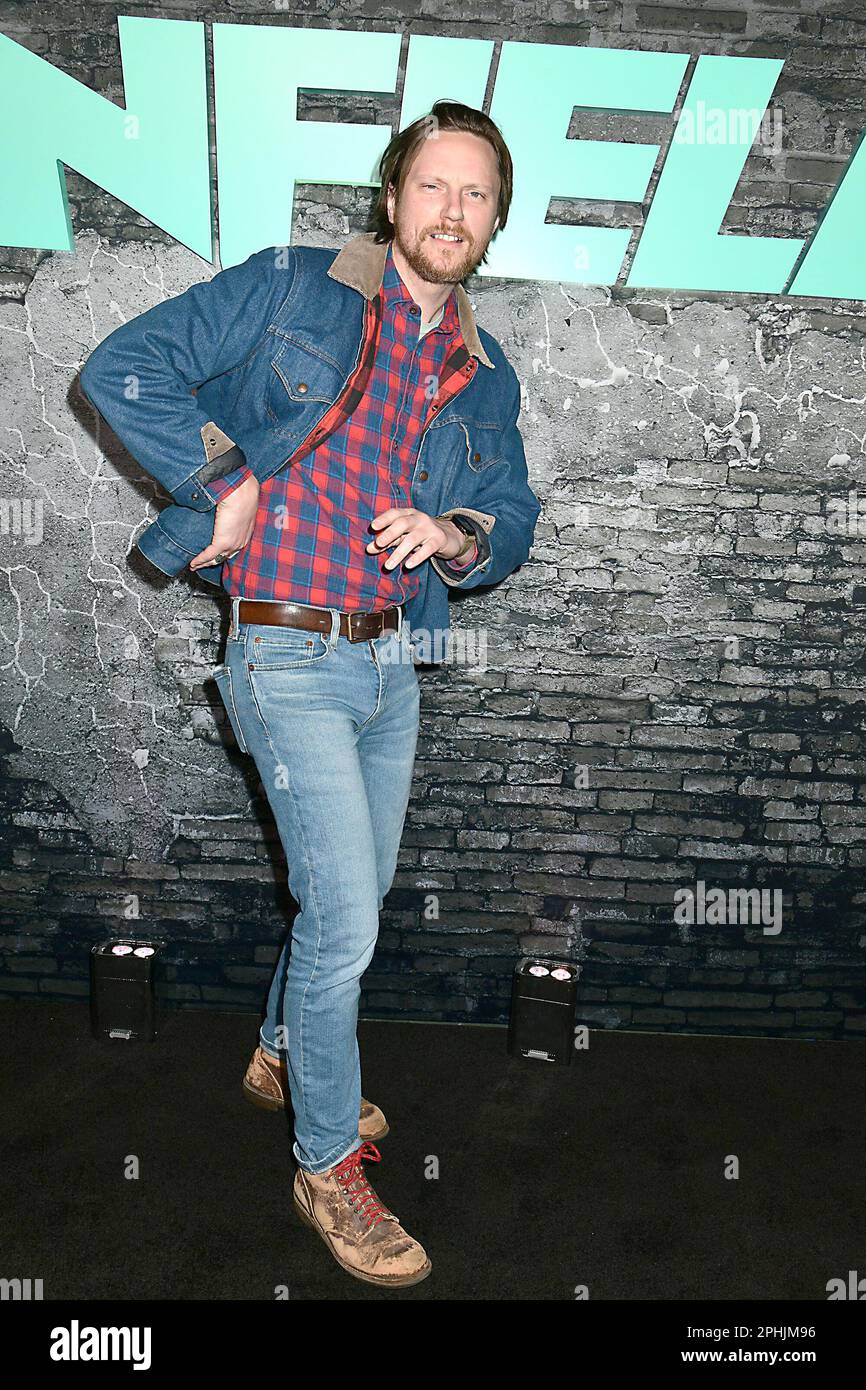 Josh Mikel attends the Universal movie Premiere of "Renfield" at Museum ...