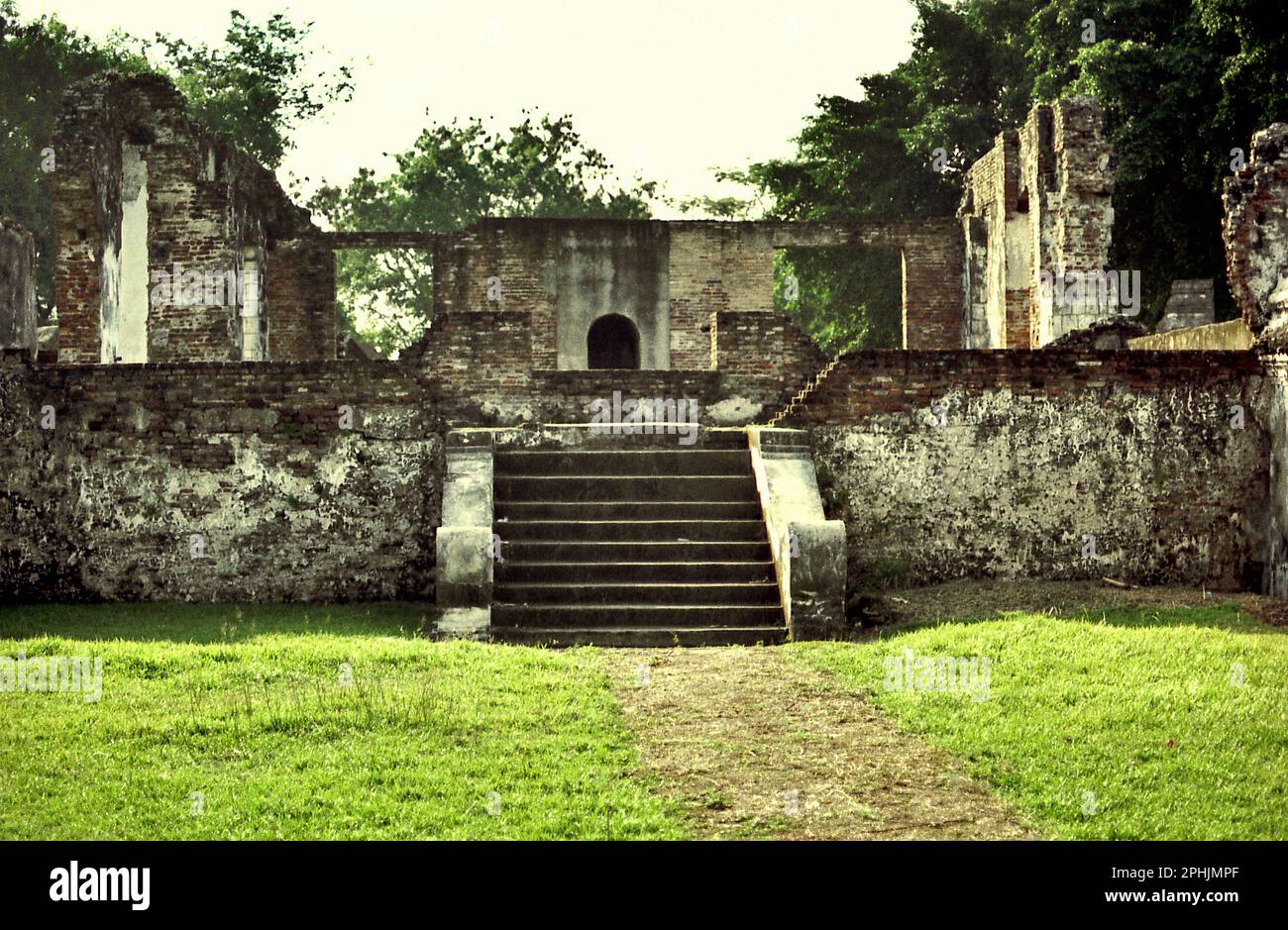 The remaining of Kaibon palace, one of the cultural heritage objects ...