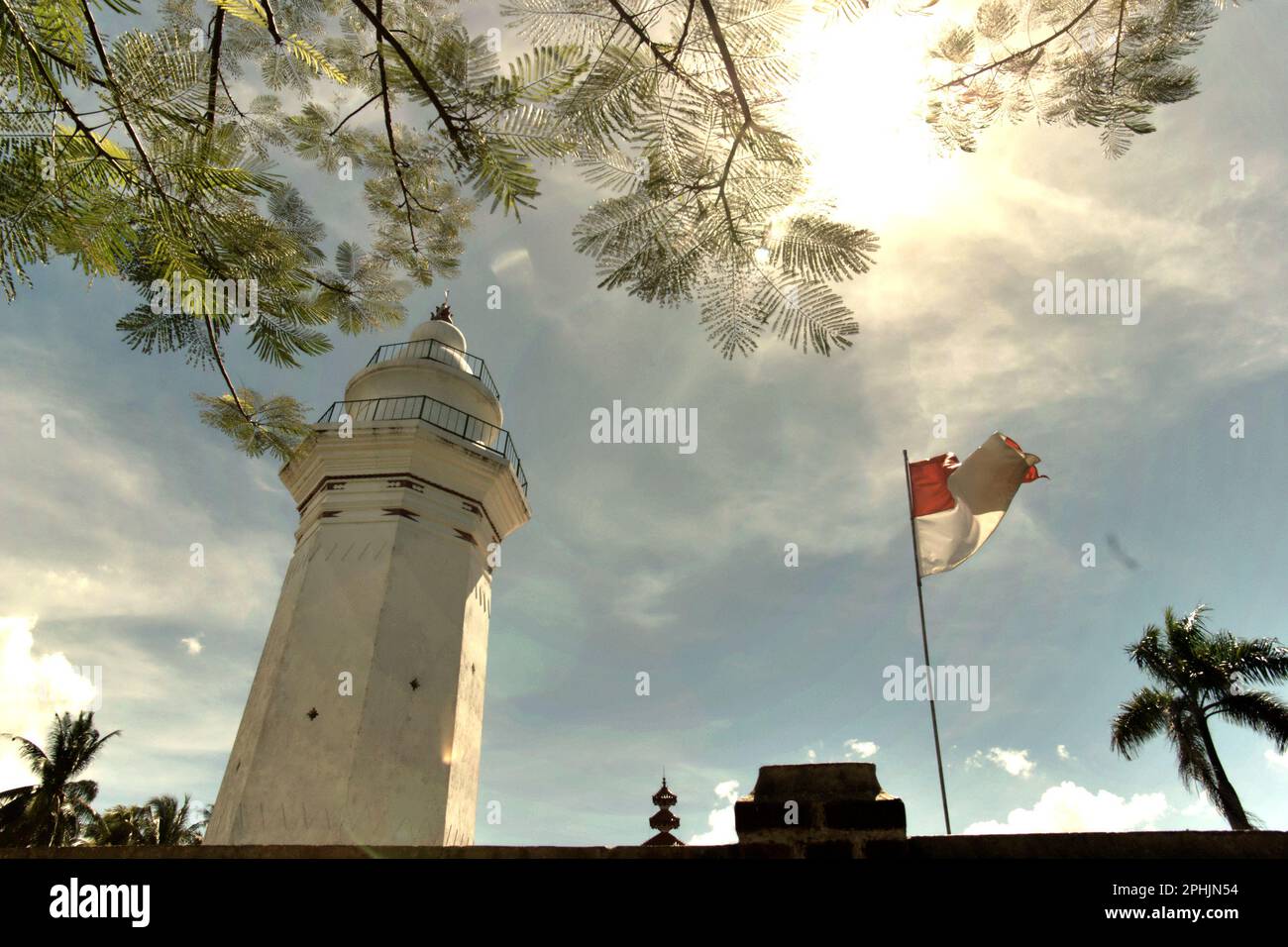 The tower of the Great Mosque of Banten, a cultural heritage from ...