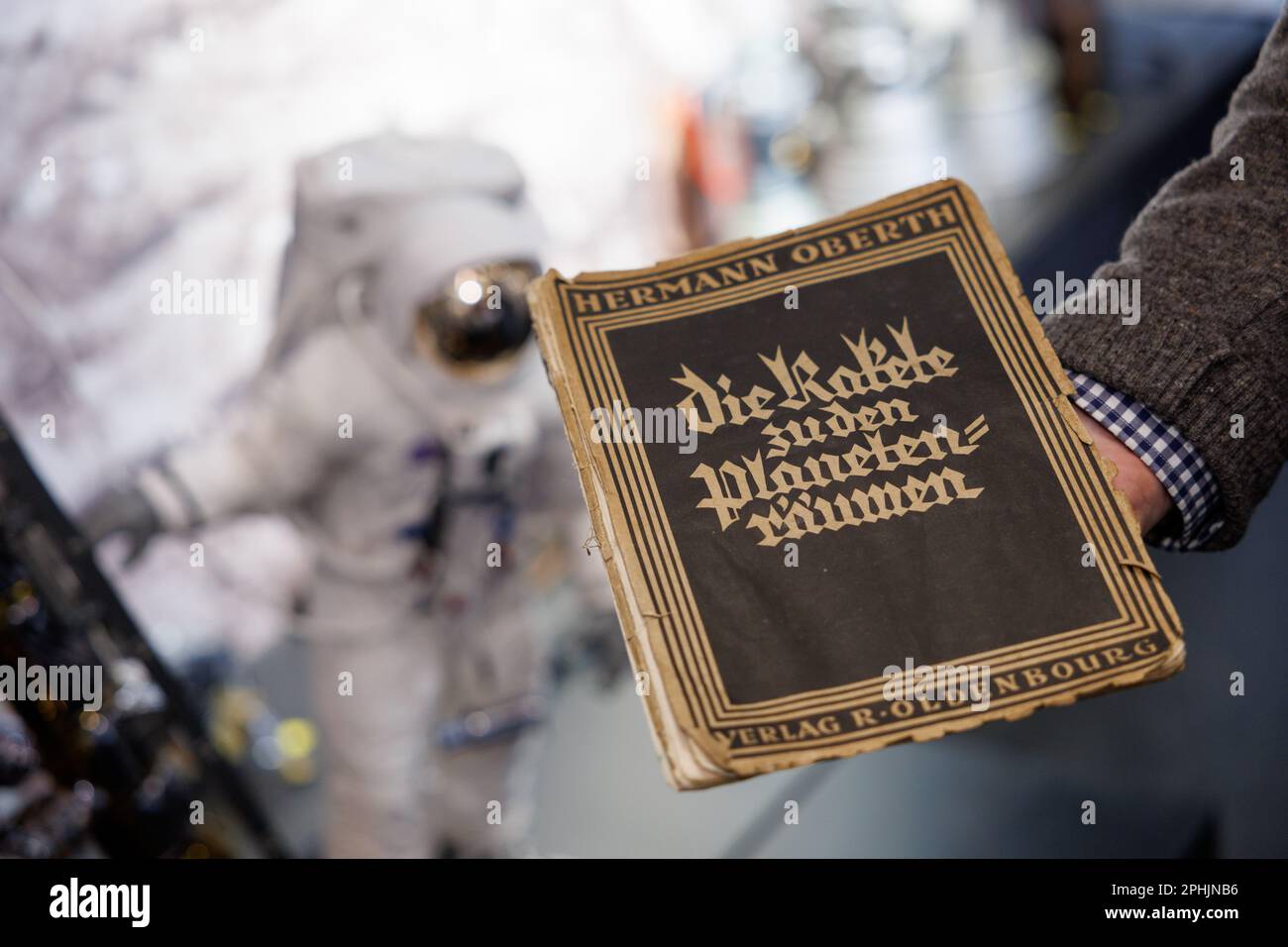 Feucht, Germany. 09th Mar, 2023. The book "Rocket to Planetary Spaces ...