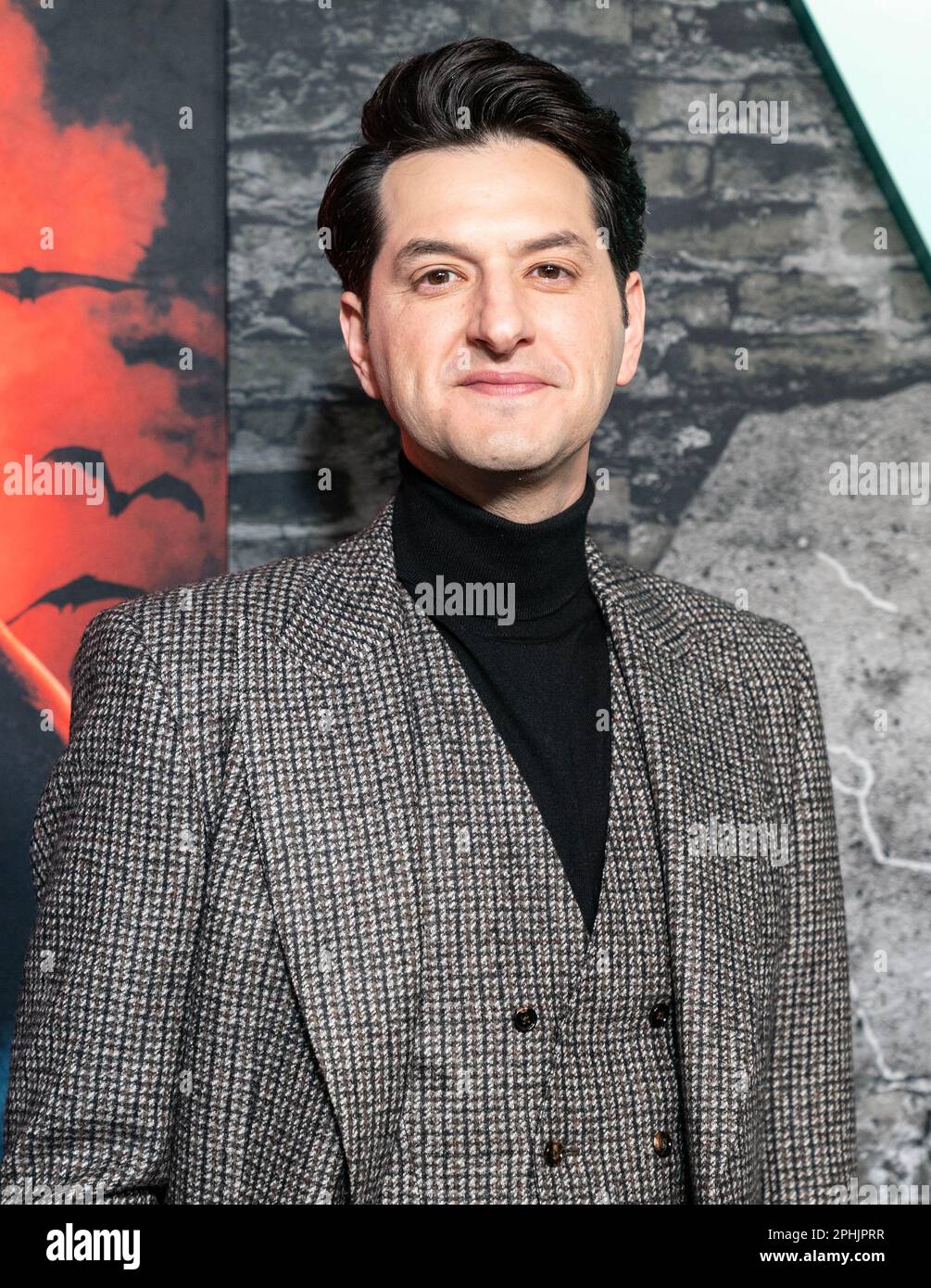 New York, USA. 28th Mar, 2023. Ben Schwartz attends premiere of Universal Pictures Renfield at ...