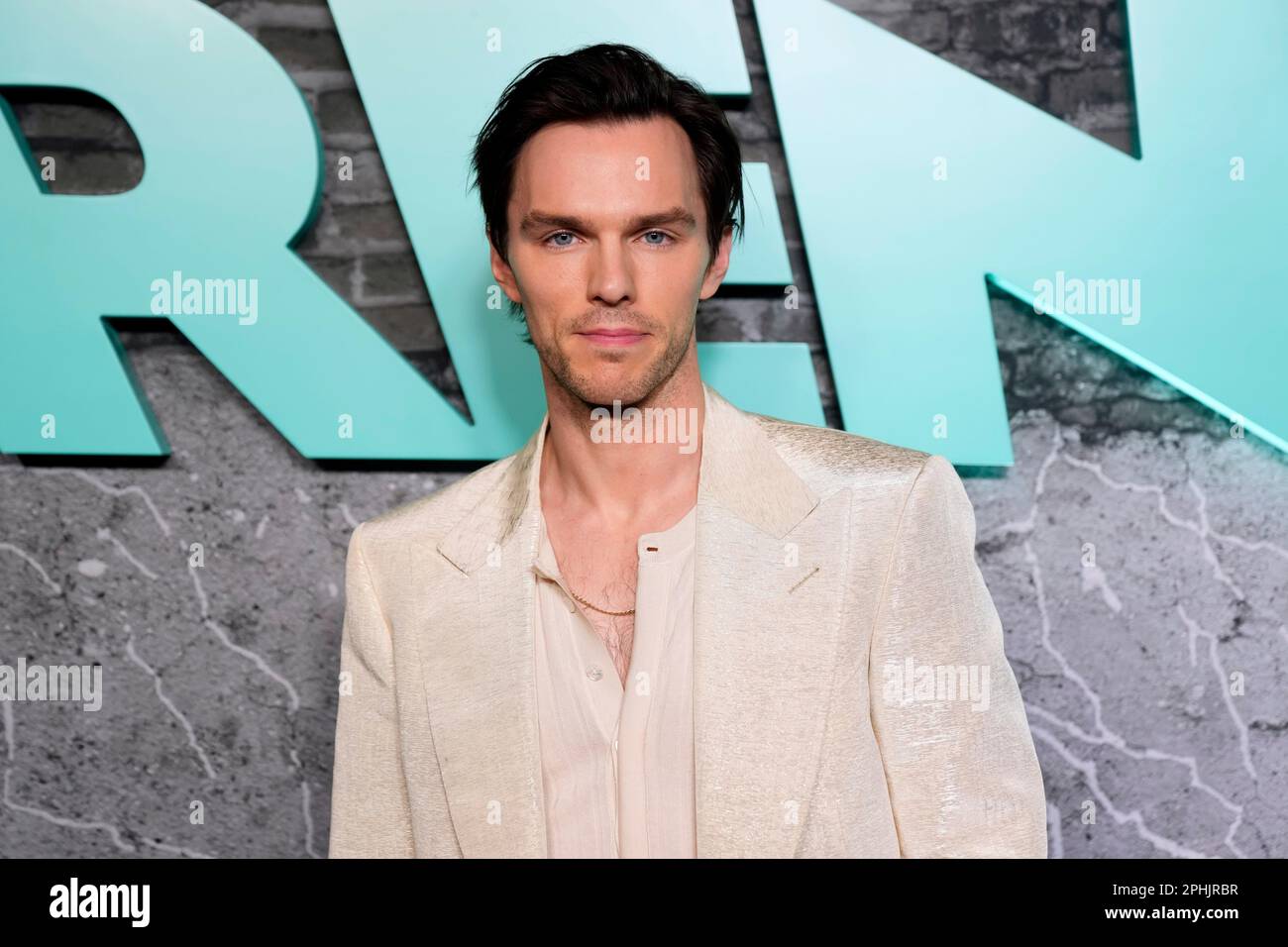 Nicholas Hoult attends the "Renfield" premiere at the Museum of Modern ...