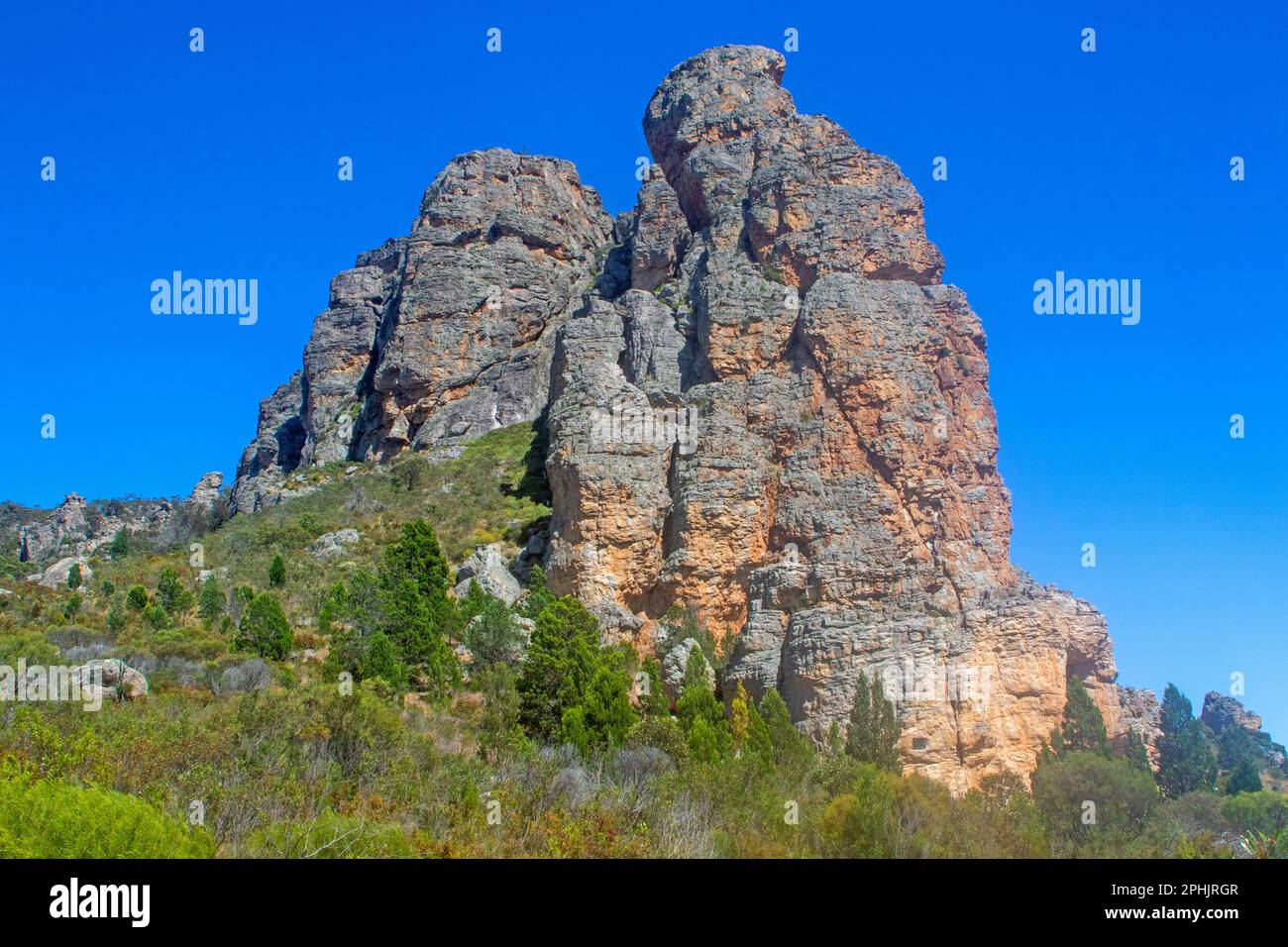 Cliffs at Mt Arapiles Stock Photo - Alamy