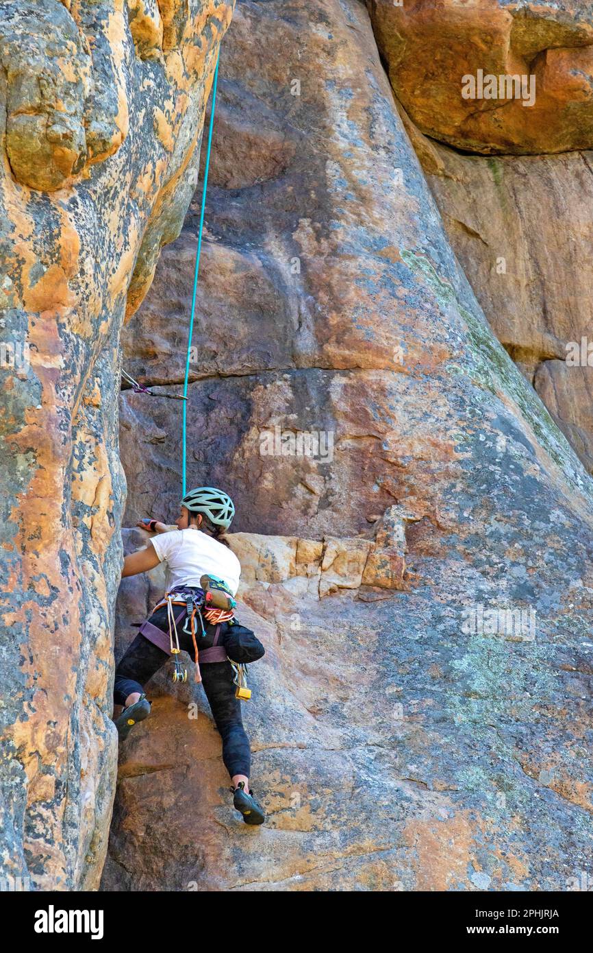 Climbing at Mt Arapiles Stock Photo - Alamy