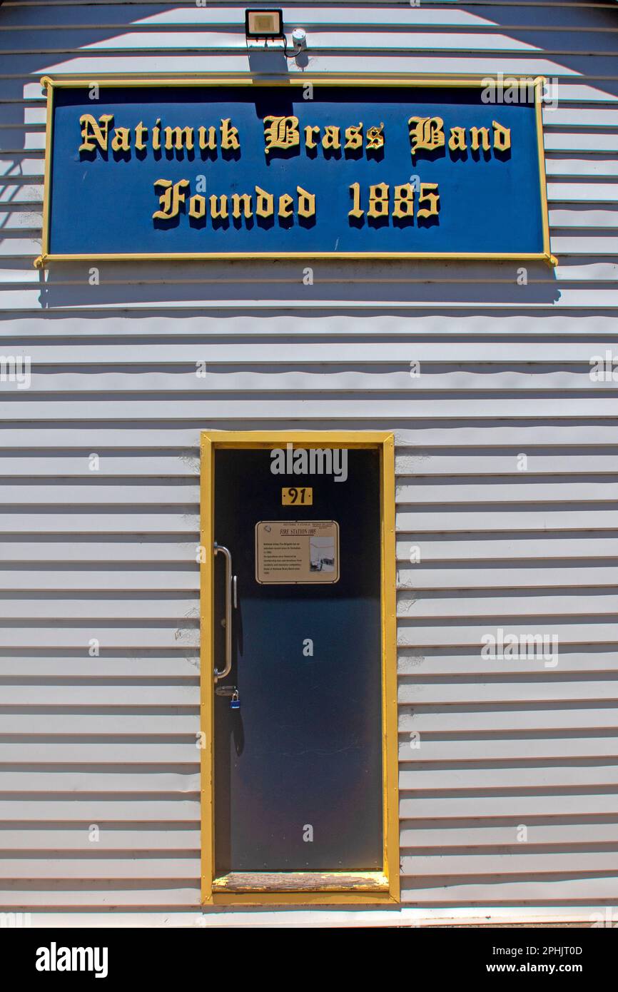 Natimuk Brass Band building Stock Photo - Alamy
