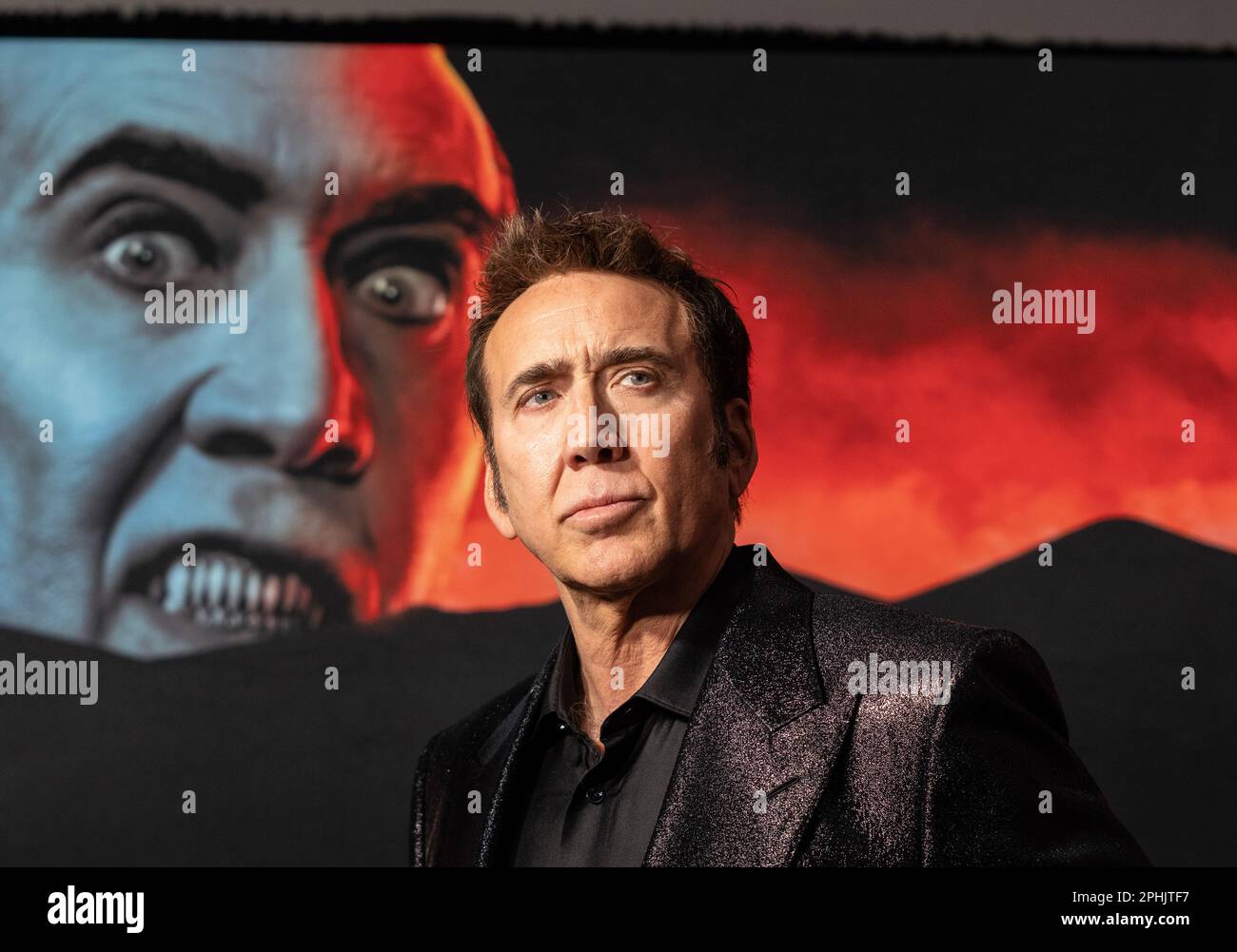 Nicholas Cage attends premiere of Universal Pictures Renfield at MoMA ...