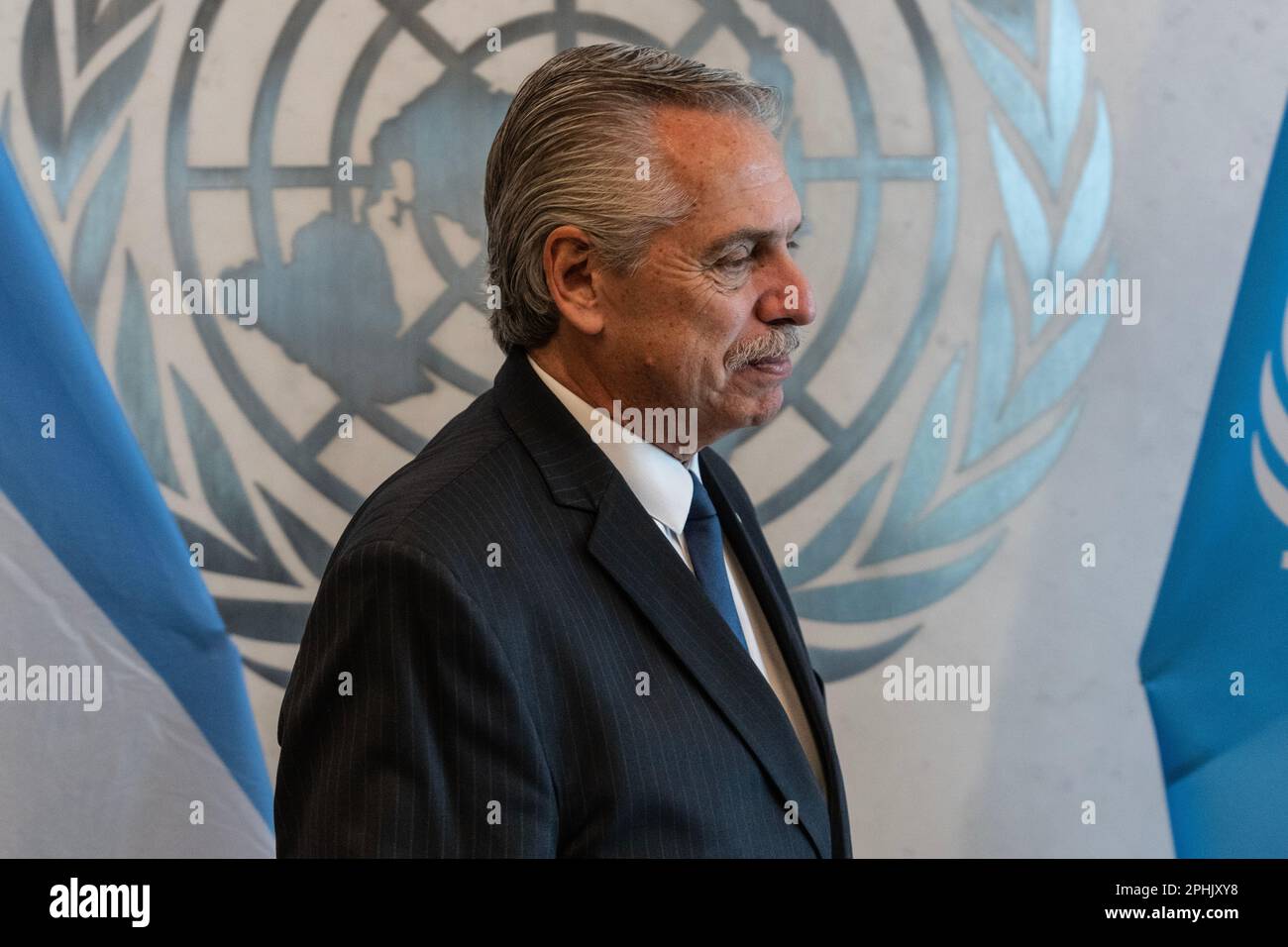 The UN Secretary-General Antonio Guterres meets with President of ...