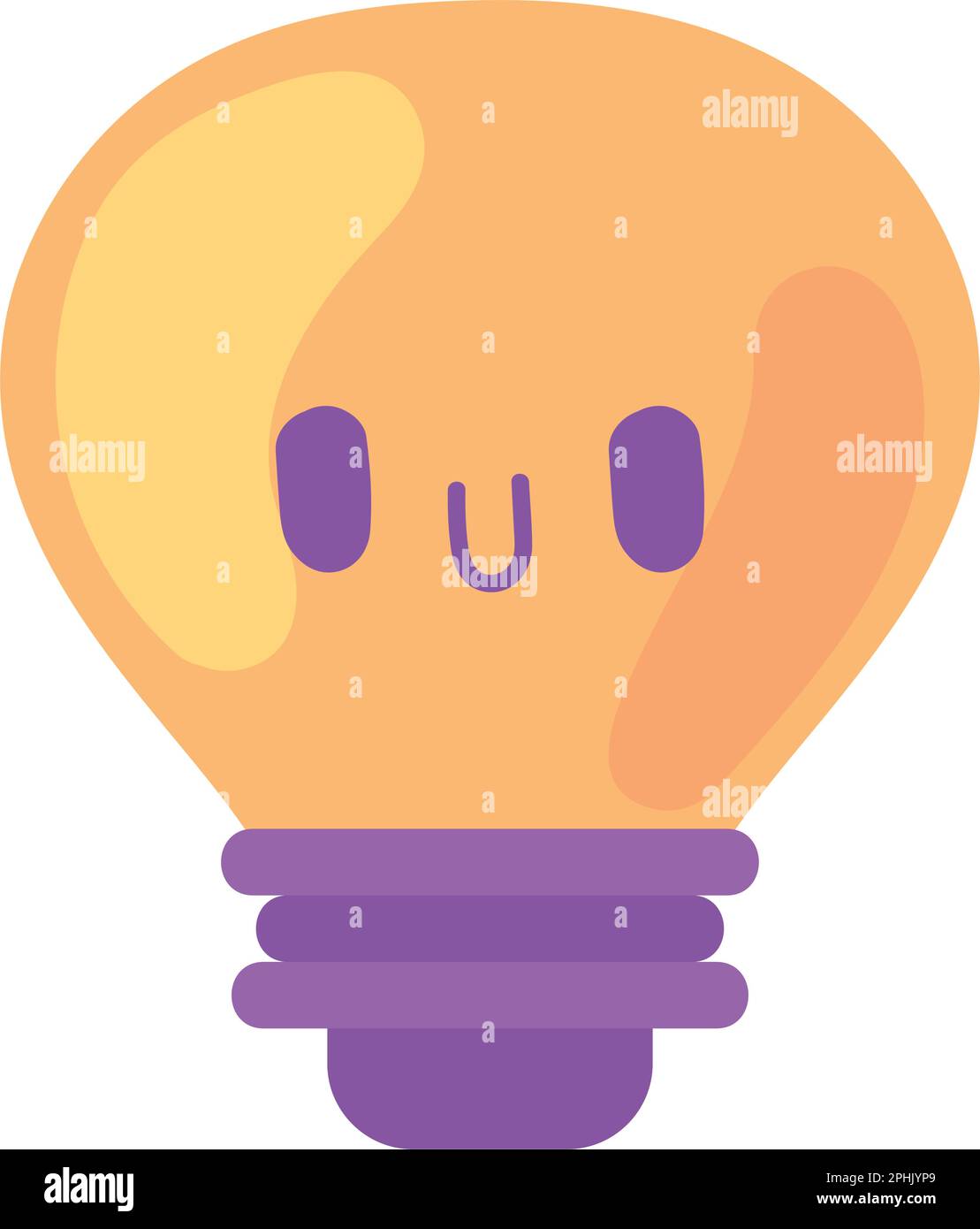 cute bulb creativity Stock Vector Image & Art - Alamy