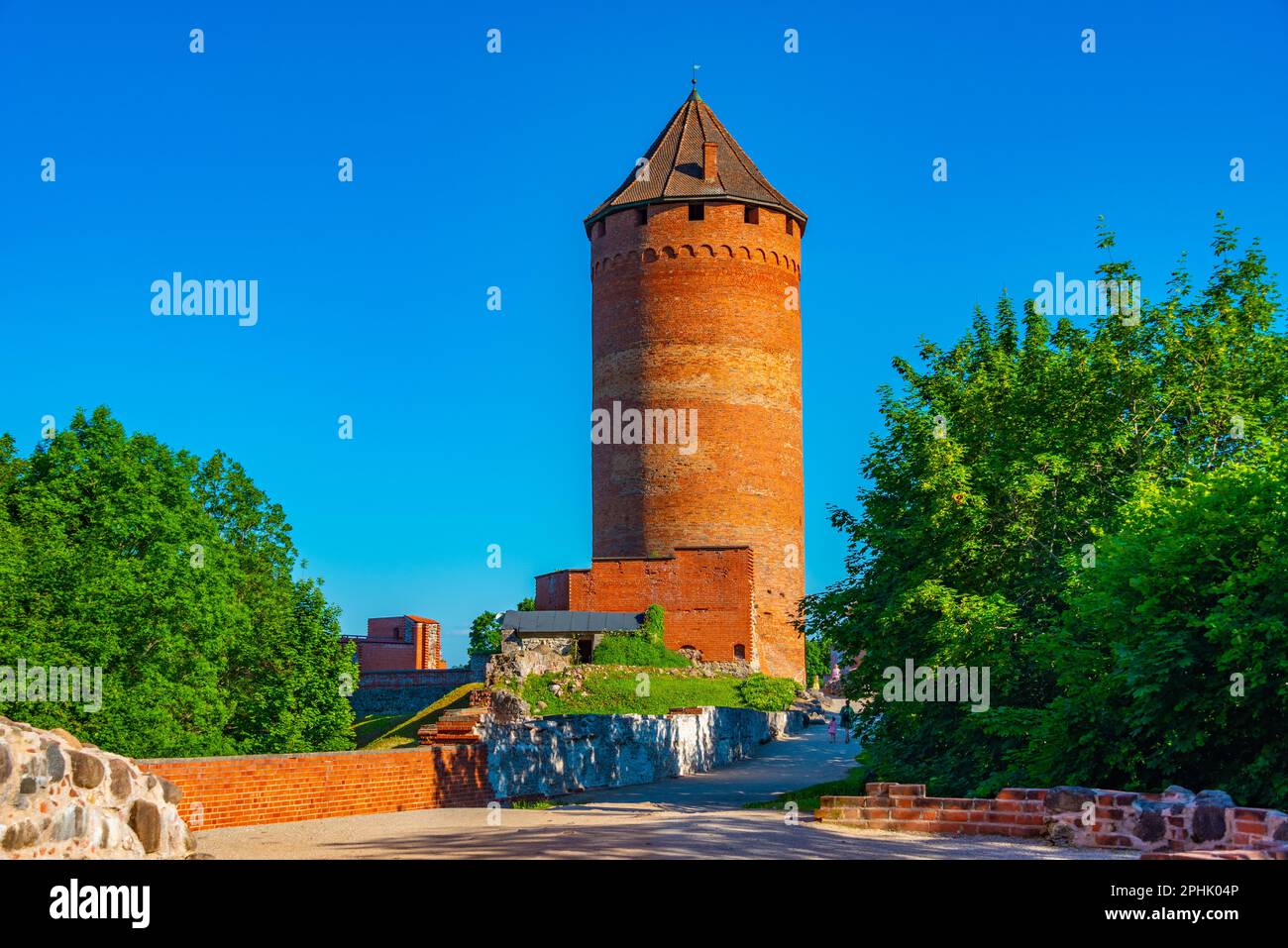 View of the Turaida castle in Latvia Stock Photo - Alamy