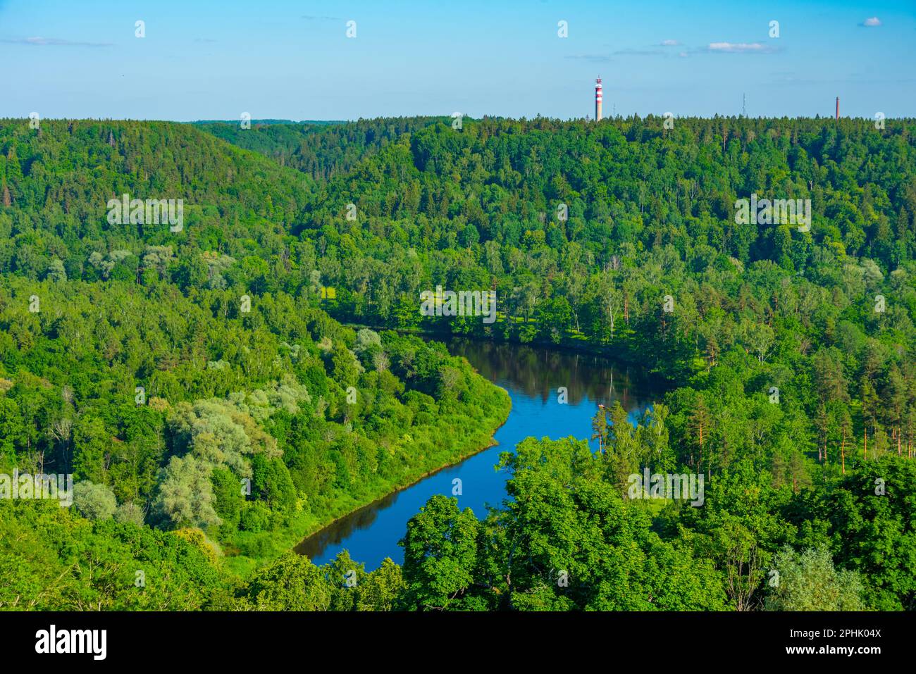 Landscape of Gauja National Park in Latvia Stock Photo - Alamy