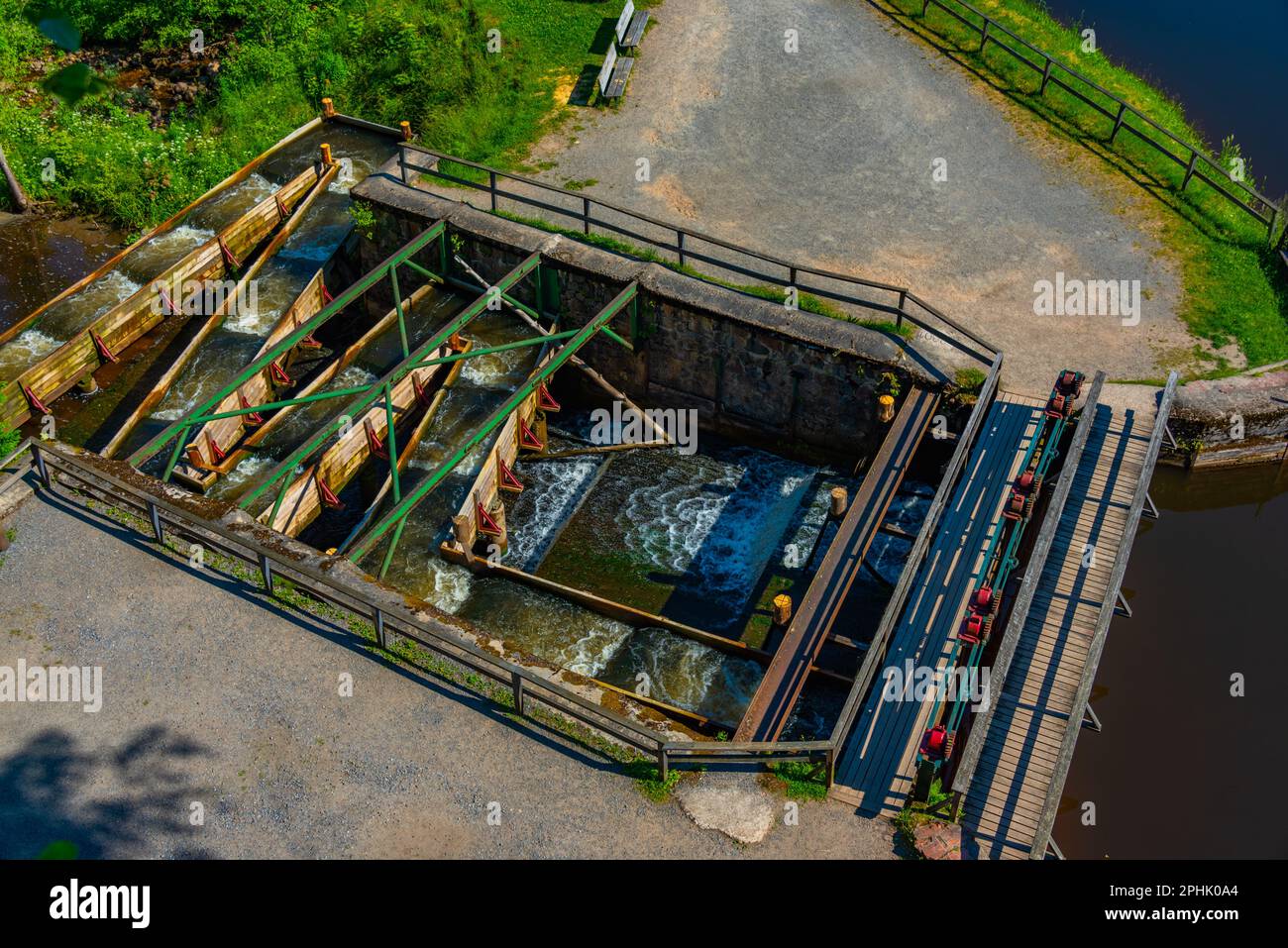 Artificial construction helping trout overcome man-made obstacles ...