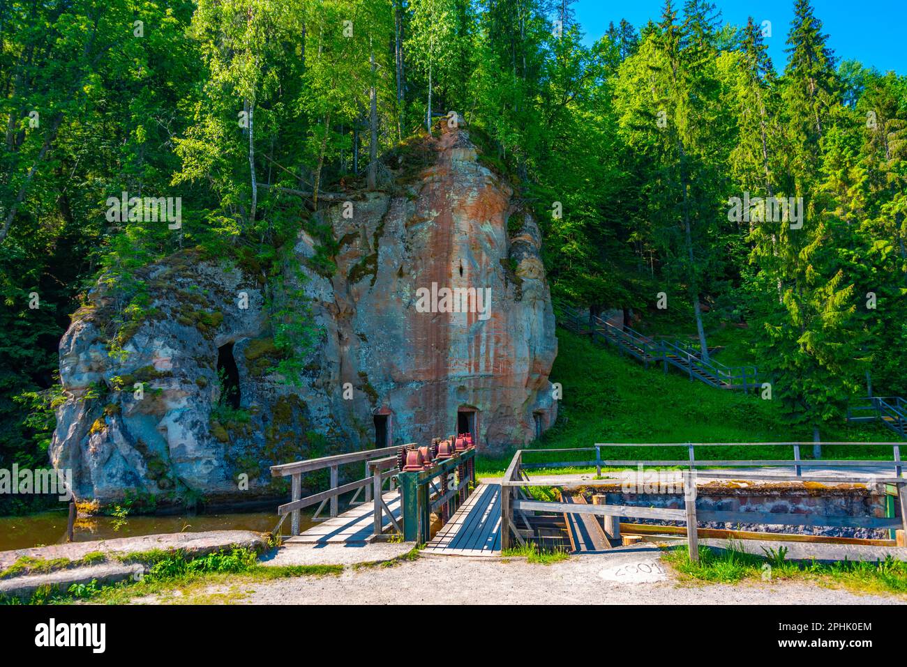 Ligatne cellar caves hi-res stock photography and images - Alamy