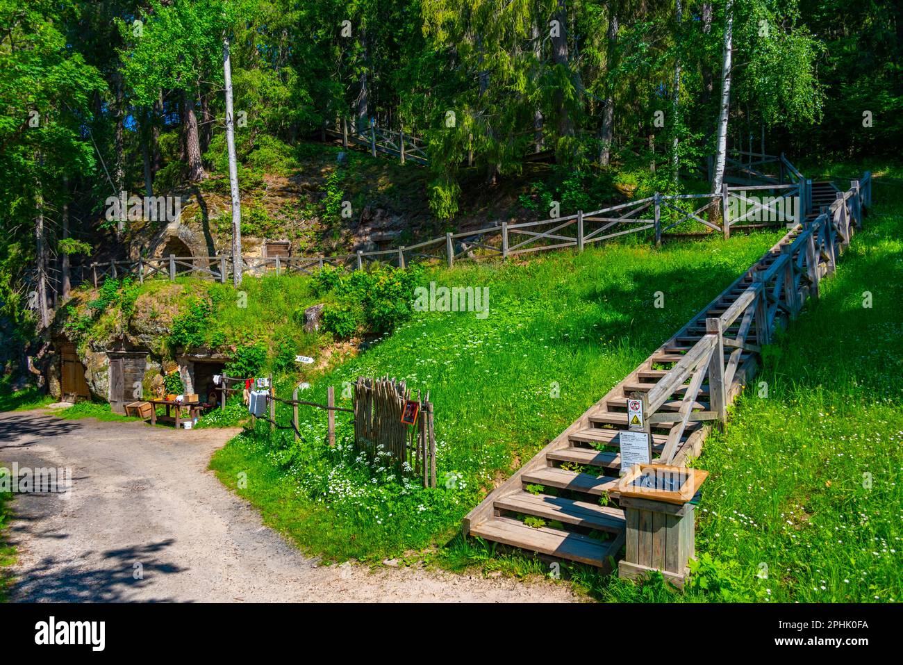 Ligatne cellar caves hi-res stock photography and images - Alamy