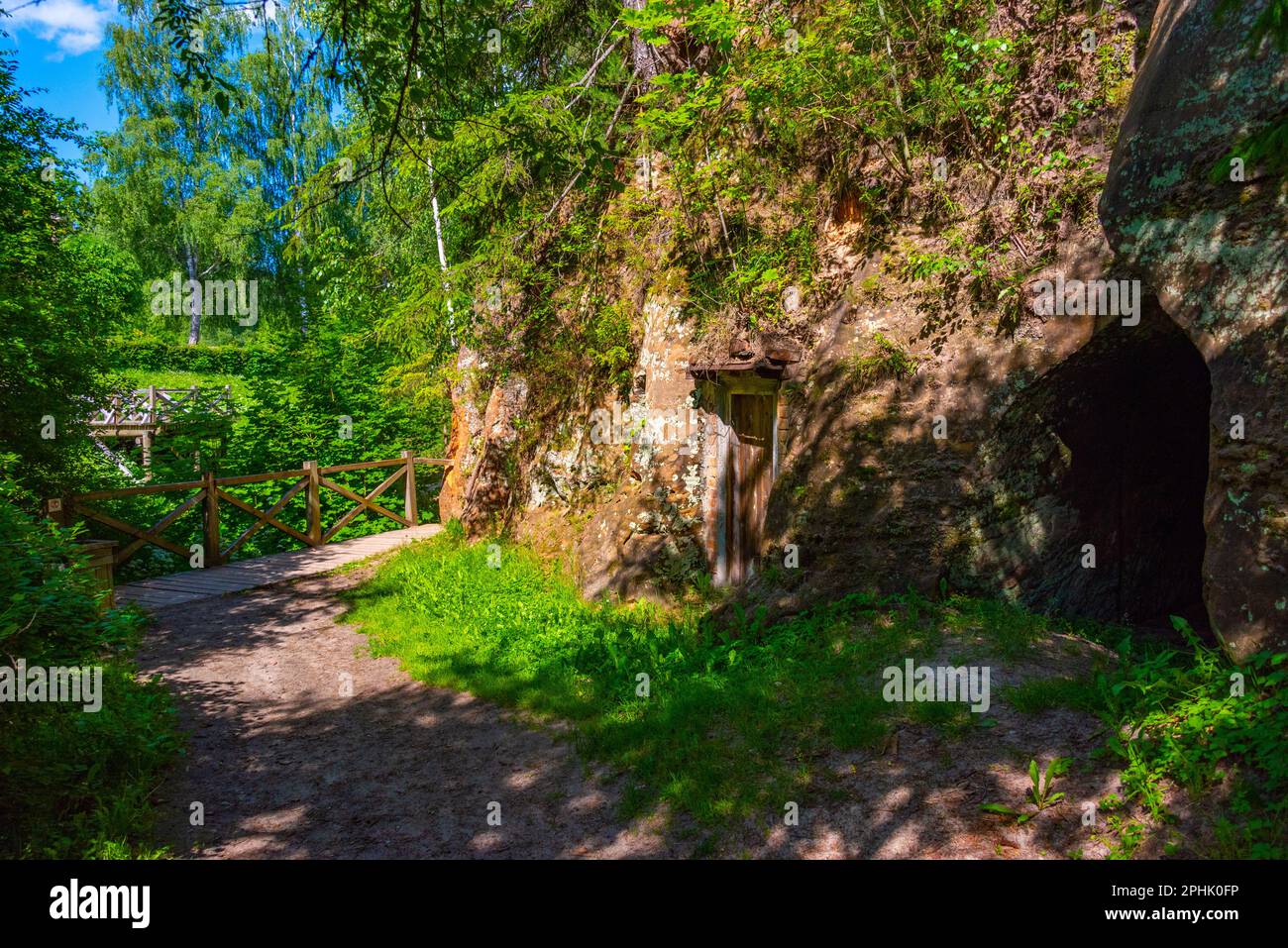 Ligatne cellar caves hi-res stock photography and images - Alamy