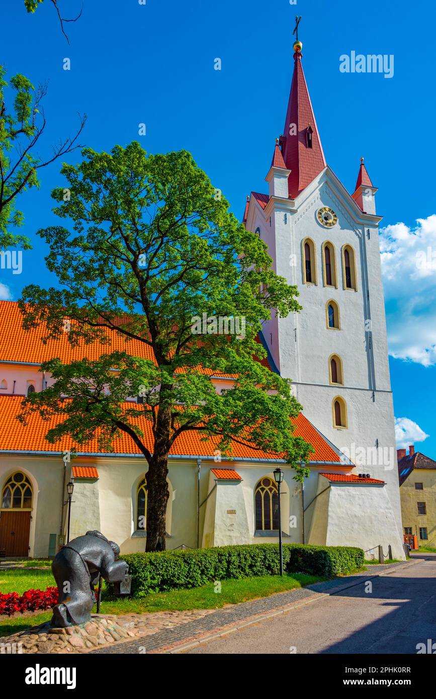 St johns church in cesis hi-res stock photography and images - Alamy