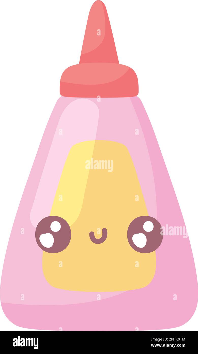 Glue bottle kawaii cartoon Stock Vector Images - Alamy