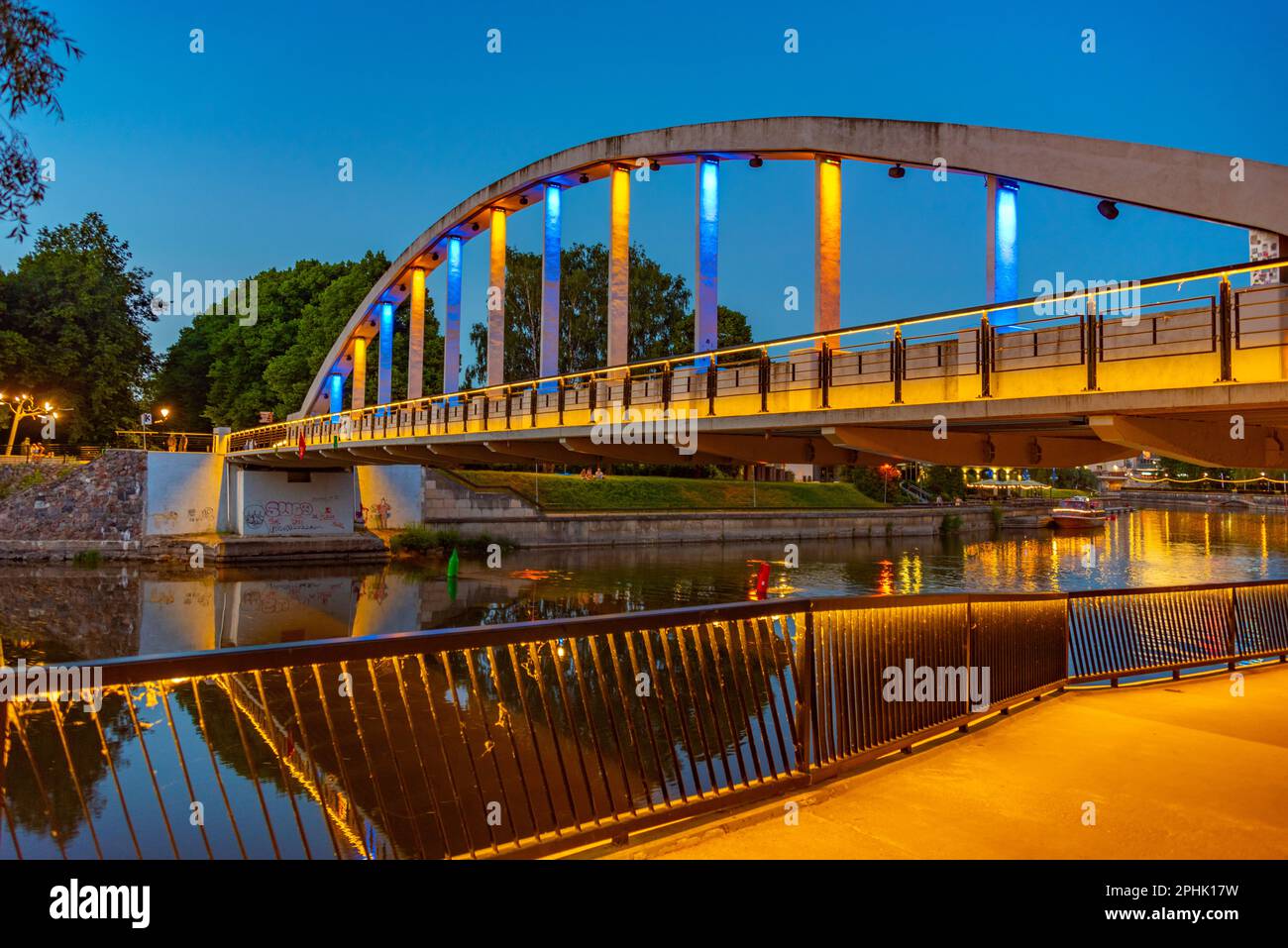 Tartu pedestrian bridge hi-res stock photography and images - Alamy
