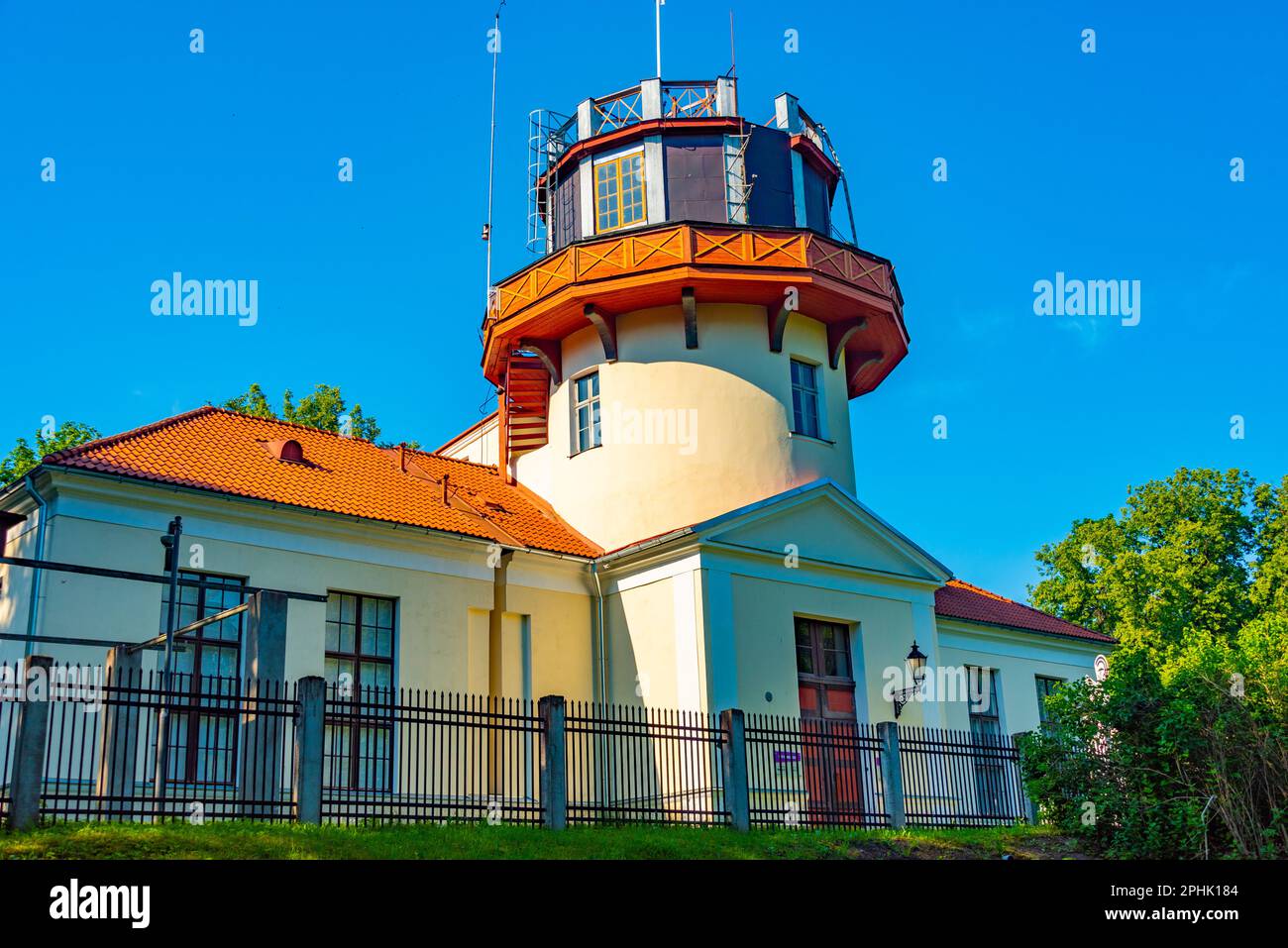 View of Tartu observatory in Estonia Stock Photo - Alamy