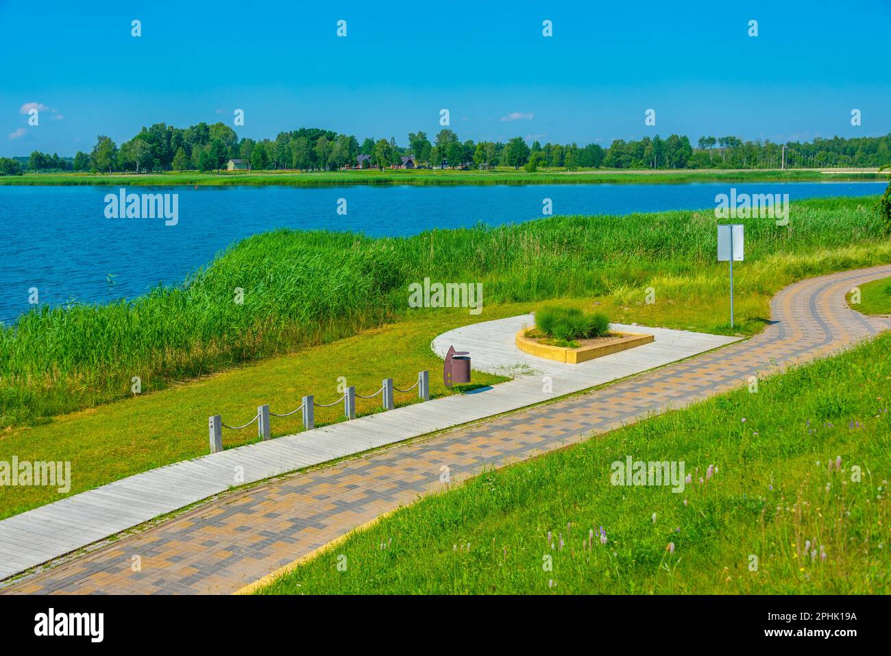 Summer day at Tamula beach at VГµru in Estonia Stock Photo - Alamy