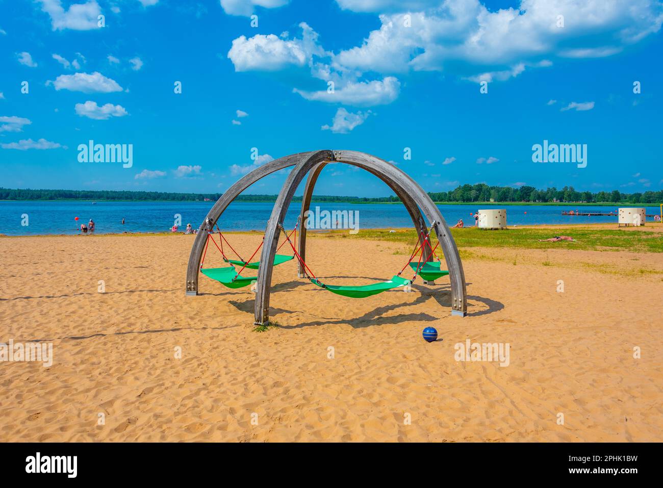 Summer day at Tamula beach at VГµru in Estonia Stock Photo - Alamy
