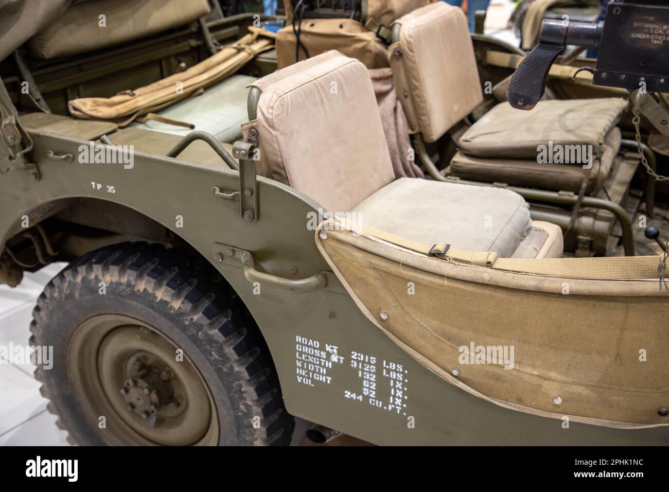 Bordeaux , Aquitaine France - 03 19 2023 : jeep Willys military ...