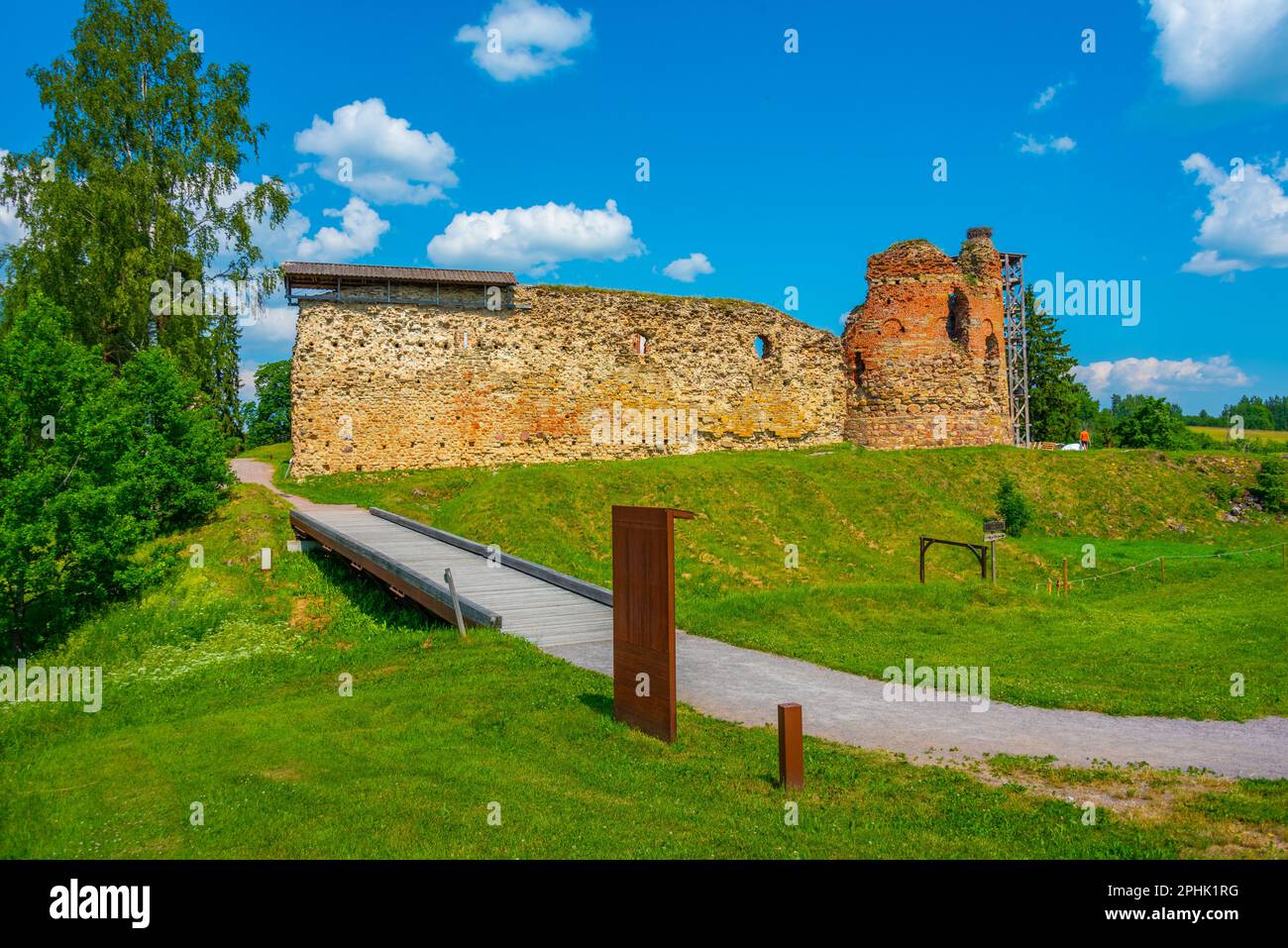 Vastseliina castle ruins hi-res stock photography and images - Alamy