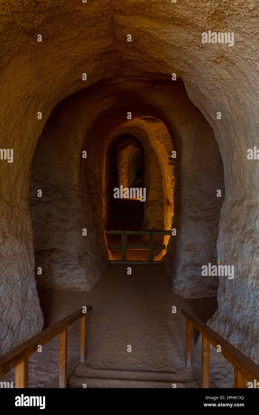 Piusa caves museum in Estonia Stock Photo - Alamy