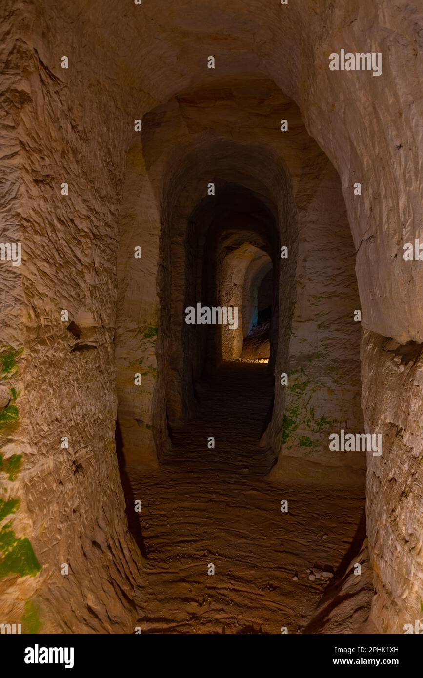 Piusa caves museum in Estonia Stock Photo - Alamy
