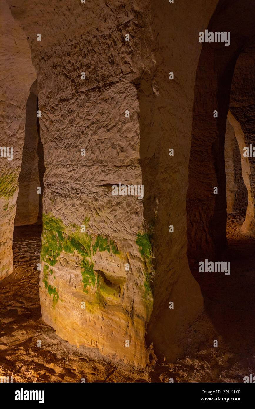 Piusa caves museum in Estonia Stock Photo - Alamy