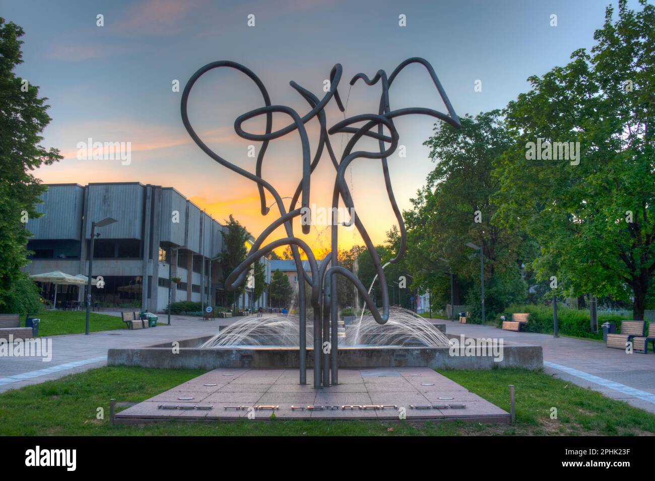 Sculpture of Juri Lotman in Tartu, Estonia Stock Photo - Alamy