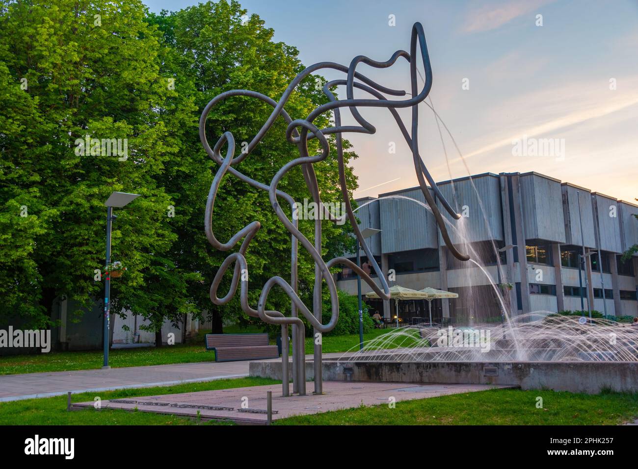 Sculpture of Juri Lotman in Tartu, Estonia Stock Photo - Alamy