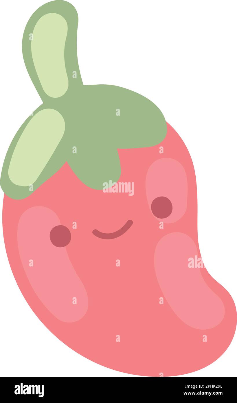 mango kawaii fruit Stock Vector Image & Art - Alamy