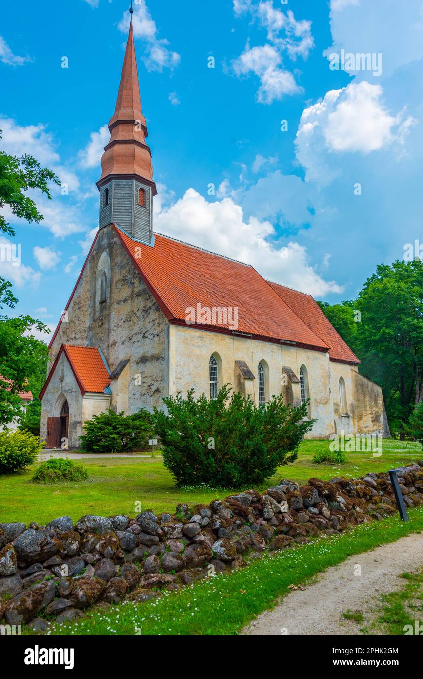 Church in Estonian village Palamuse Stock Photo - Alamy