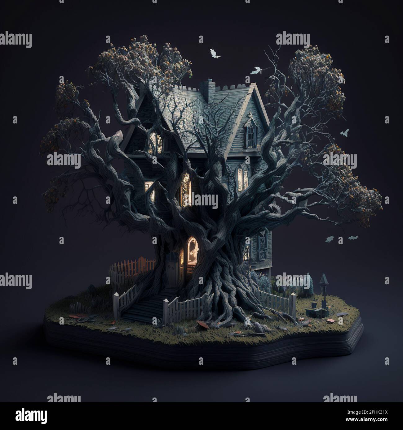 Doll house illustration hi-res stock photography and images - Alamy