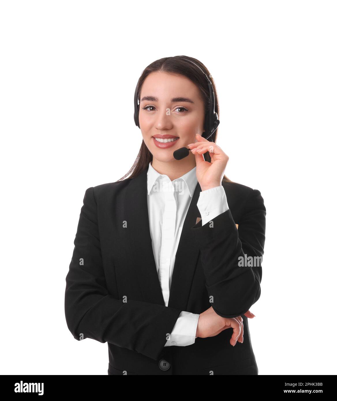 Hotel receptionist headset hi-res stock photography and images - Alamy