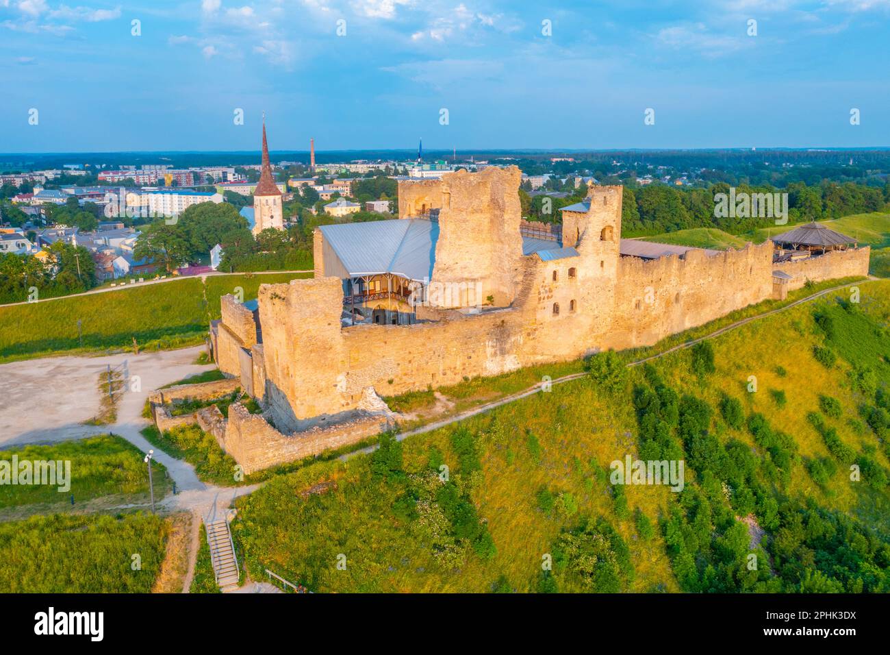 Medieval courtyard rakvere castle estonia hi-res stock photography and ...