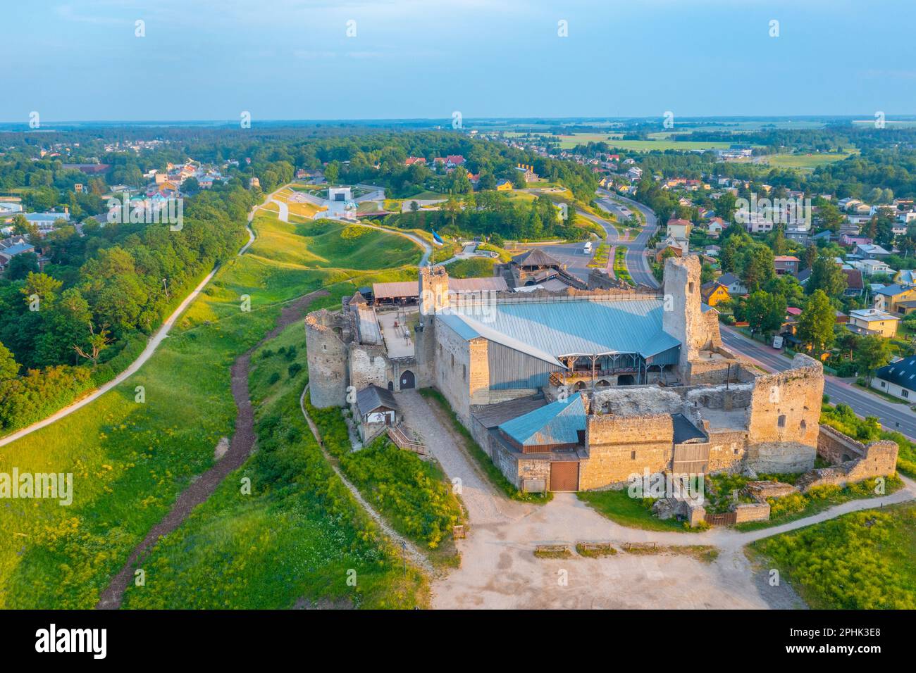 Medieval courtyard rakvere castle estonia hi-res stock photography and ...