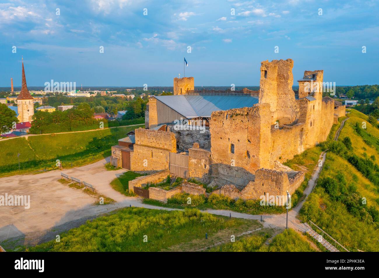 Medieval courtyard rakvere castle estonia hi-res stock photography and ...